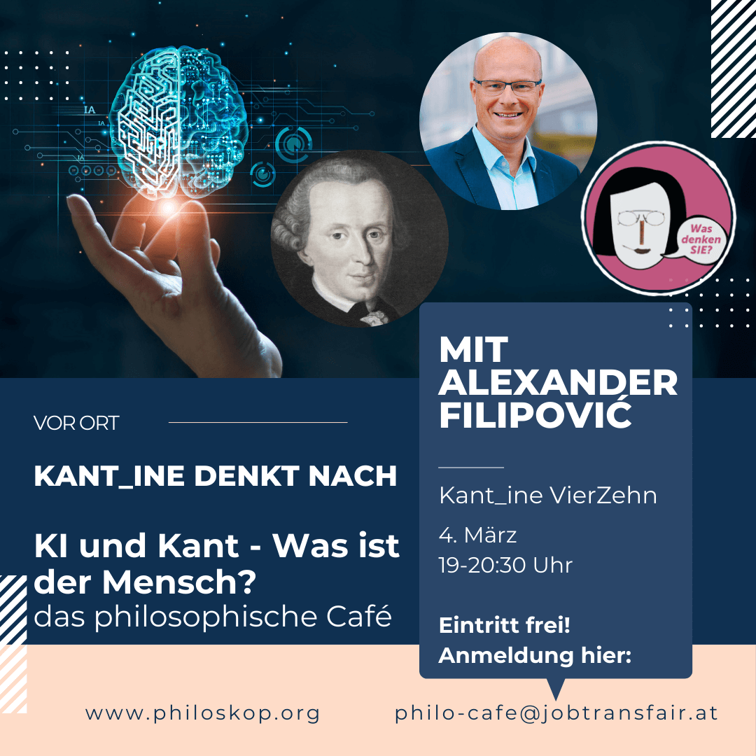 Philosophisches Café: Mooslechner-Brüll im Gespräch mit Alexander Filipović